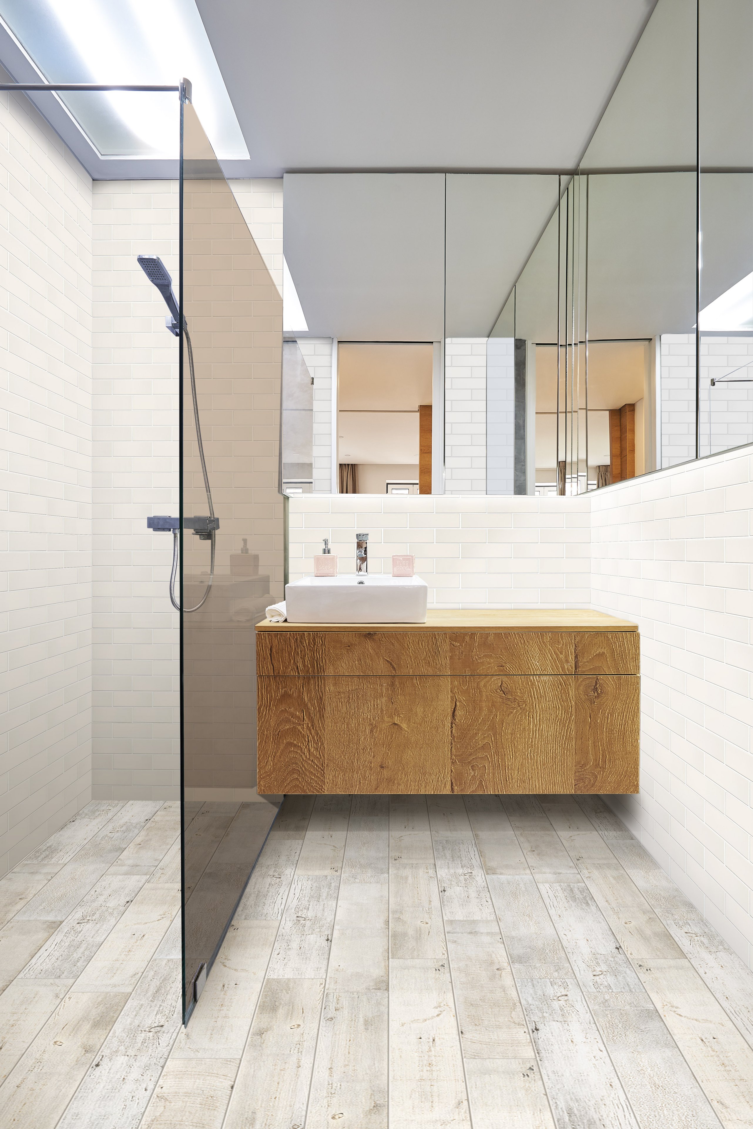 Revestimento | Californian Wood 20x120 Natural Retificado - Portobello
