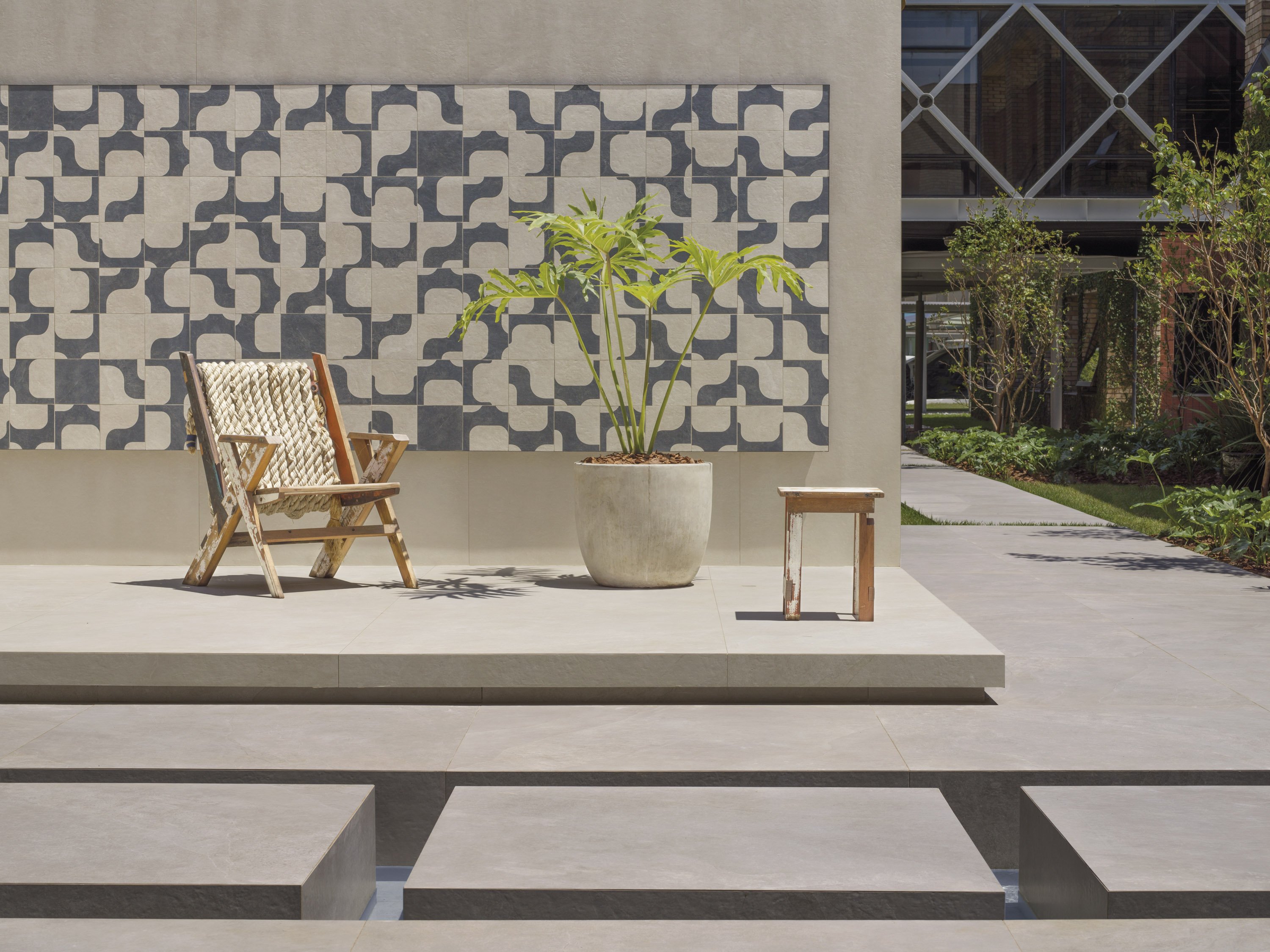 Revestimento Neotropical Black Mix 20x20 Natural Retificado - Portobello